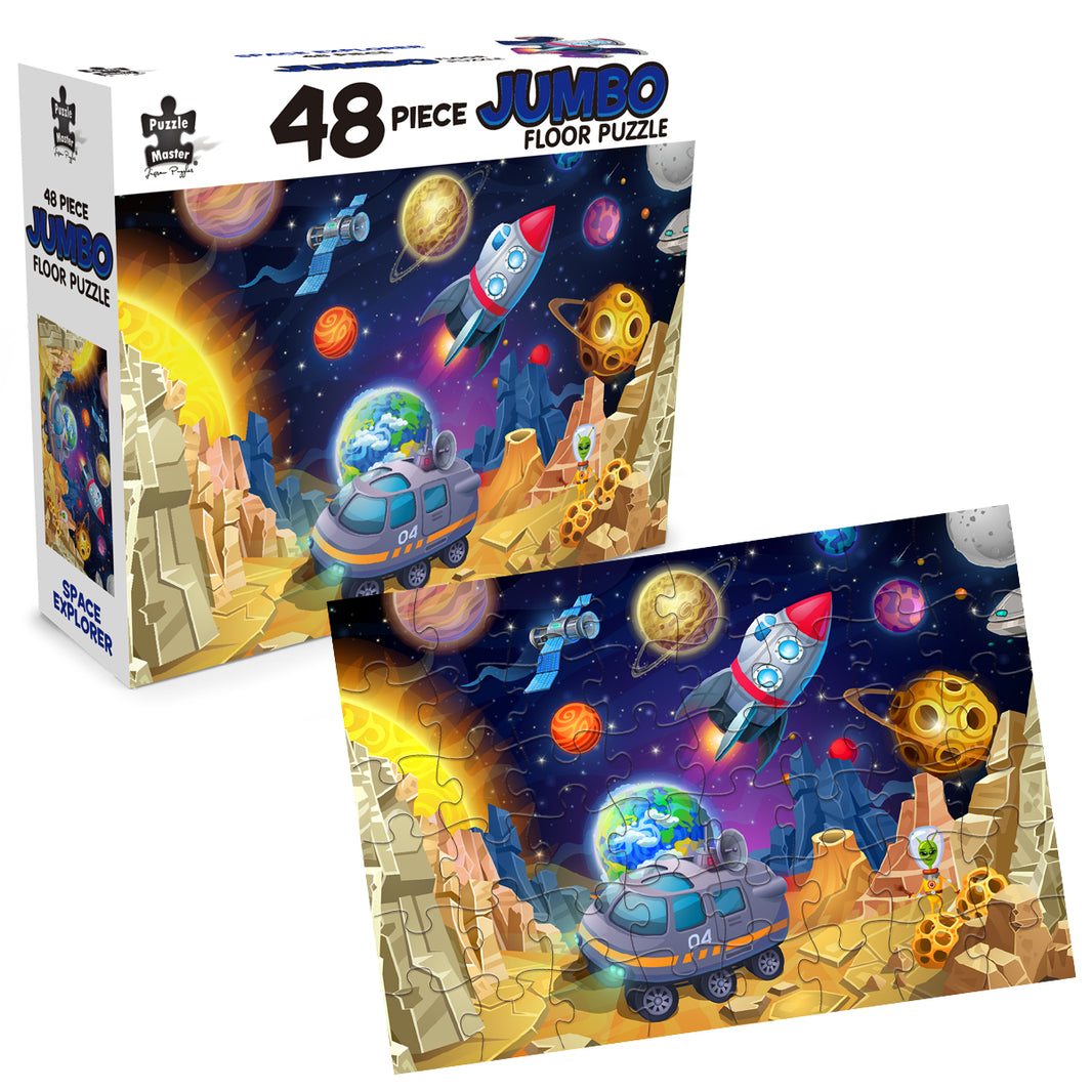 48 Piece Jumbo Floor Puzzle Space Explorer – BMS Brands