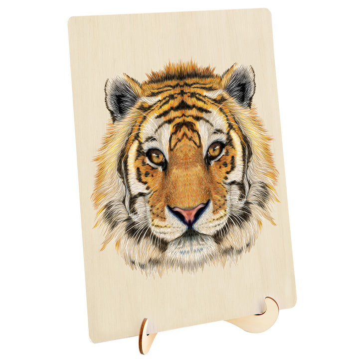 130 Piece Wooden Jigsaw Puzzle, Tiger (A3 Series) – BMS Brands