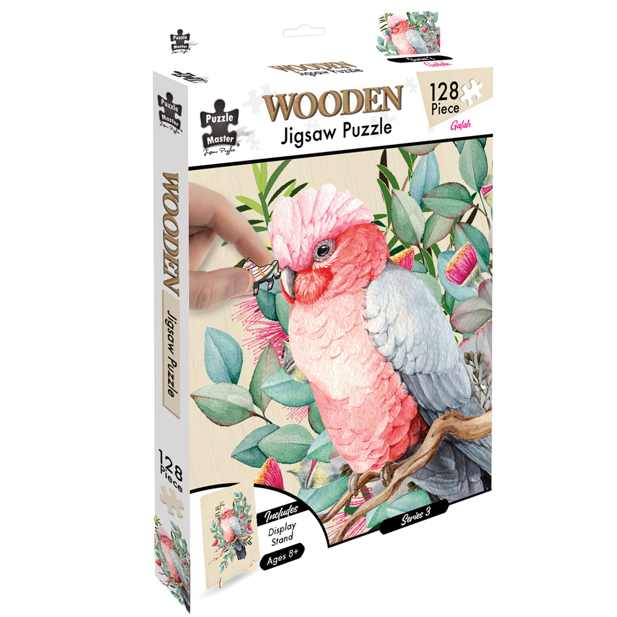 128 Piece Wooden Jigsaw Puzzle, Galah – BMS Brands