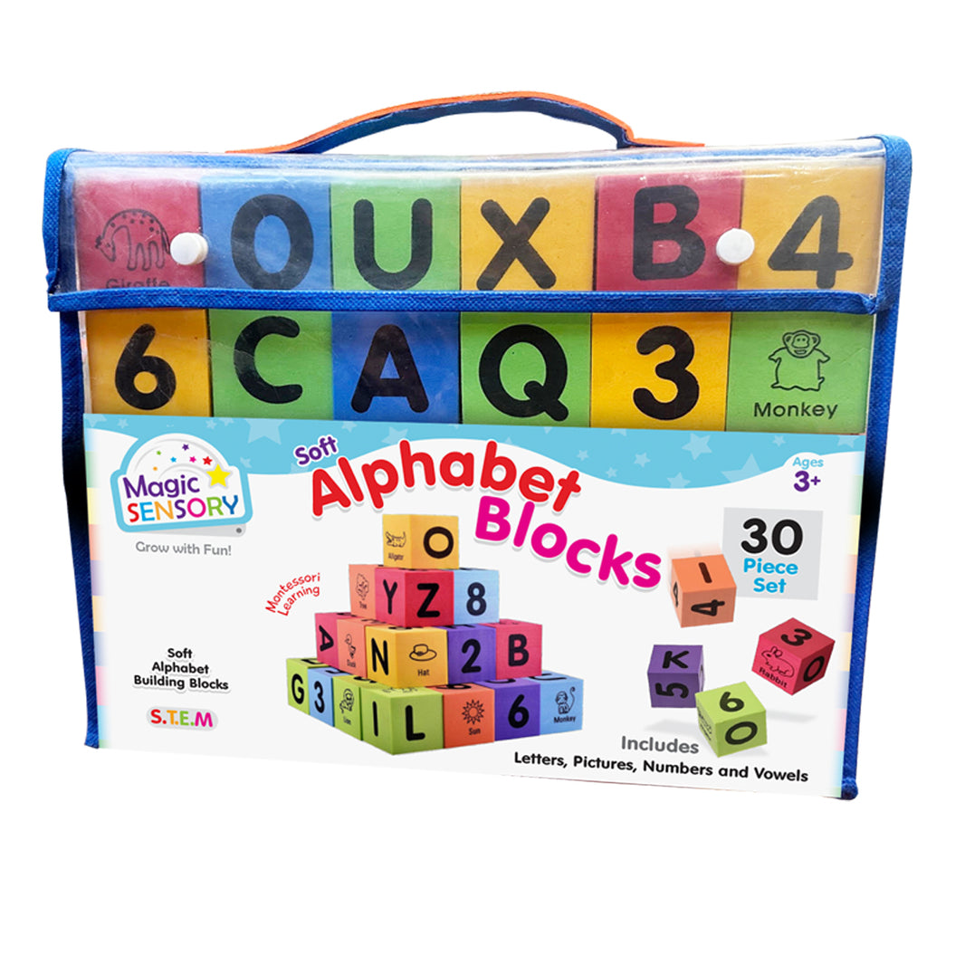 Alphabet & Number Foam Blocks – BMS Brands
