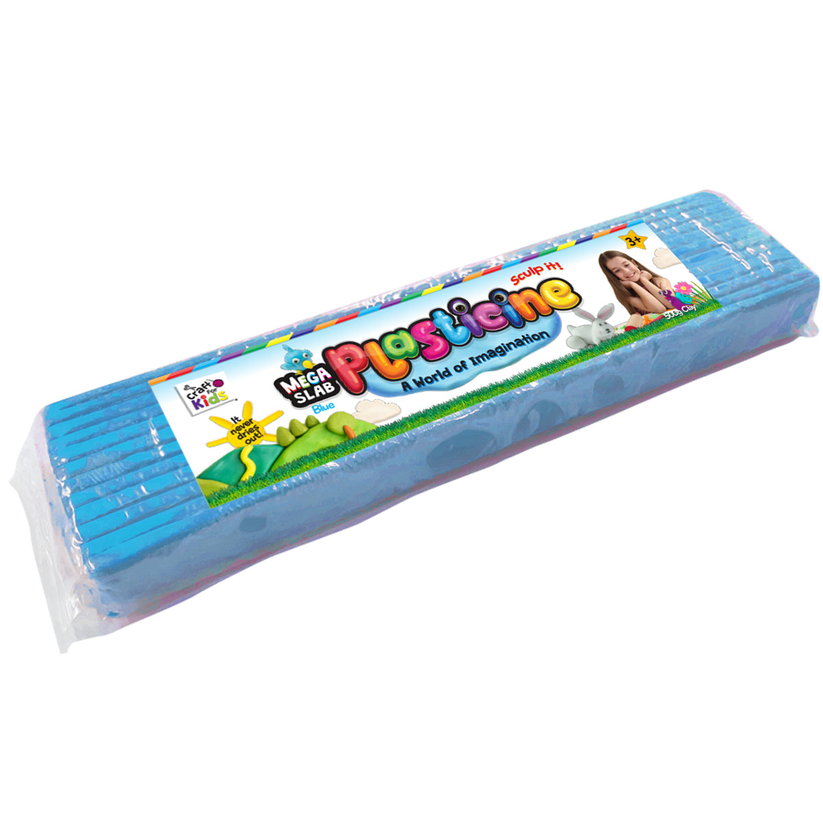 Plasticine 500 Gram Block - Blue – BMS Brands