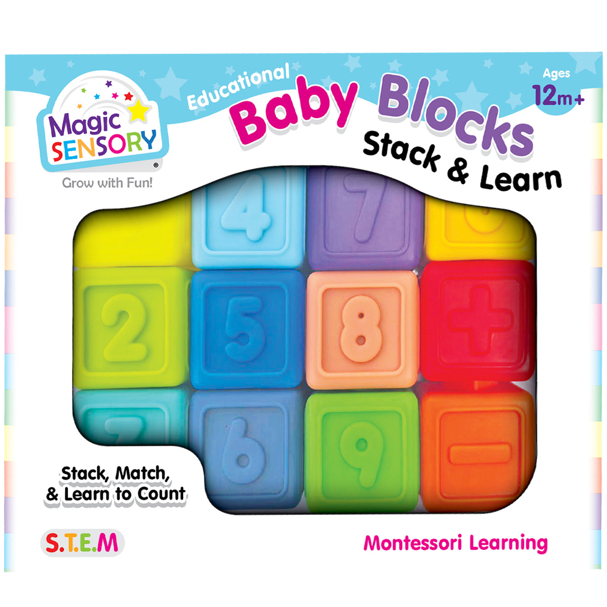 Educational Baby Blocks - Stack & Learn – BMS Brands