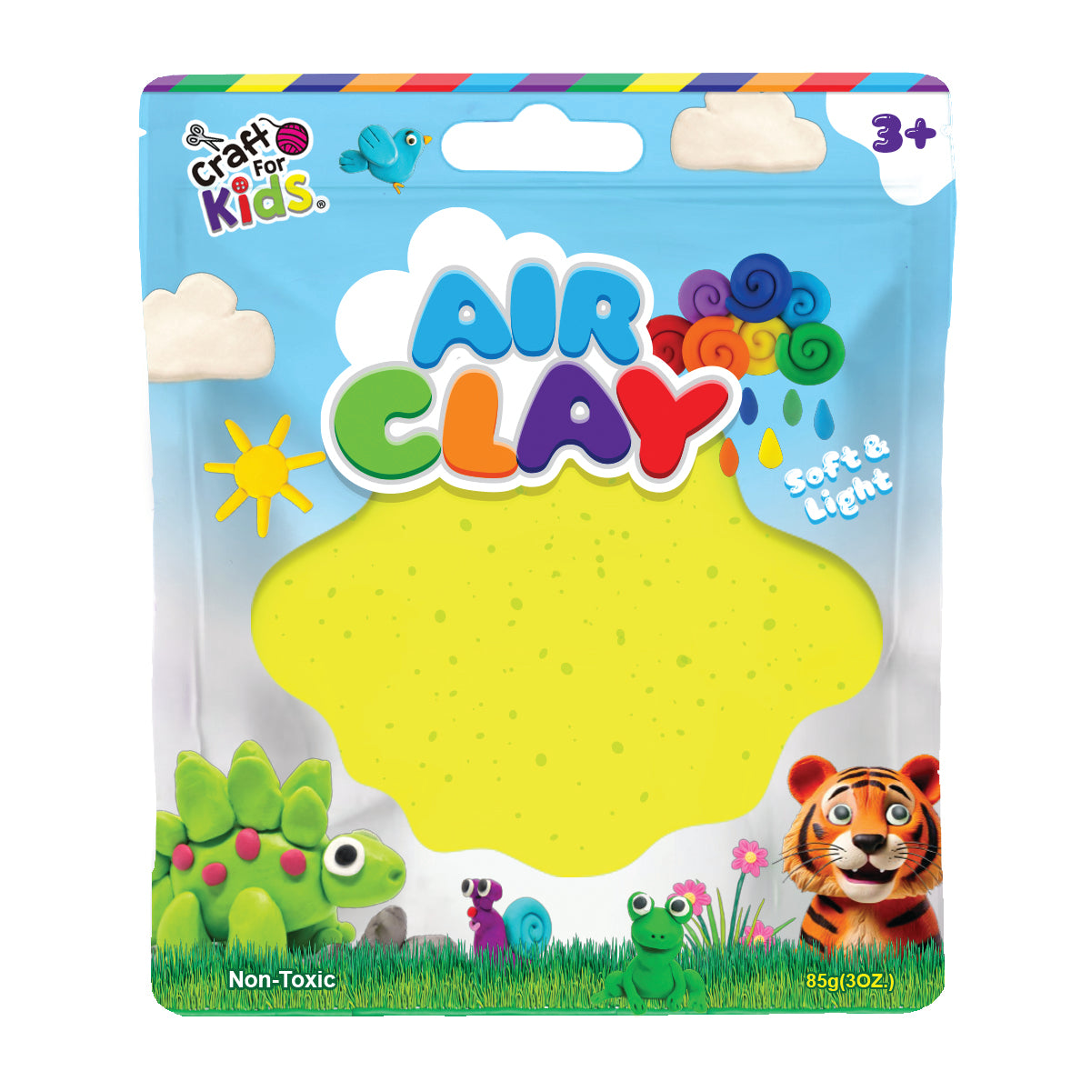 3oz Air Clay - Yellow – BMS Brands