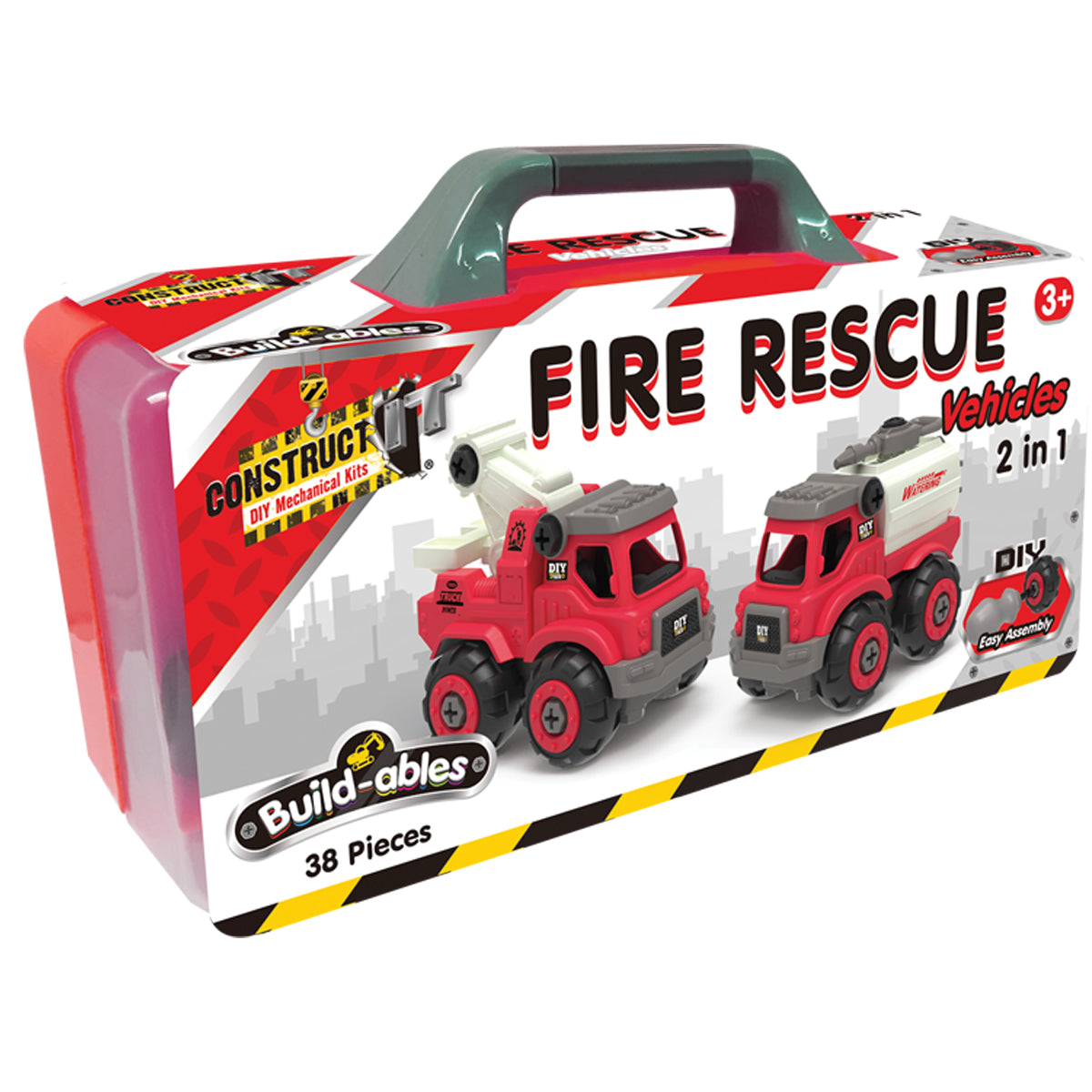 Build-ables - Fire Rescue Vehicles 2 in 1 – BMS Brands
