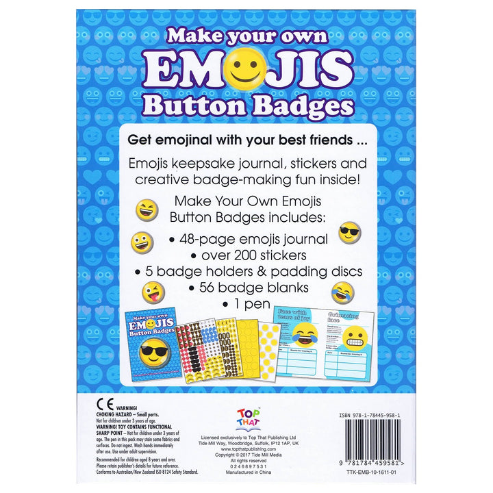 Make Your Own Emoji's Button Badges – BMS Brands